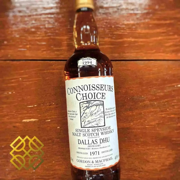 Gordon & MacPhail Dallas Dhu, Old Map Label 1971 1994 # ,40.0% ...
