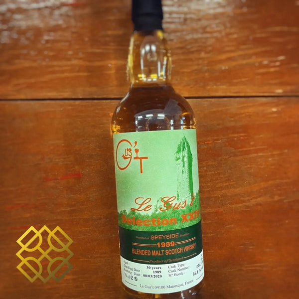 Le Gus't Blended, Selection XXIV 2020 1989 30YO #1852, 56.8% – Alcohol ...