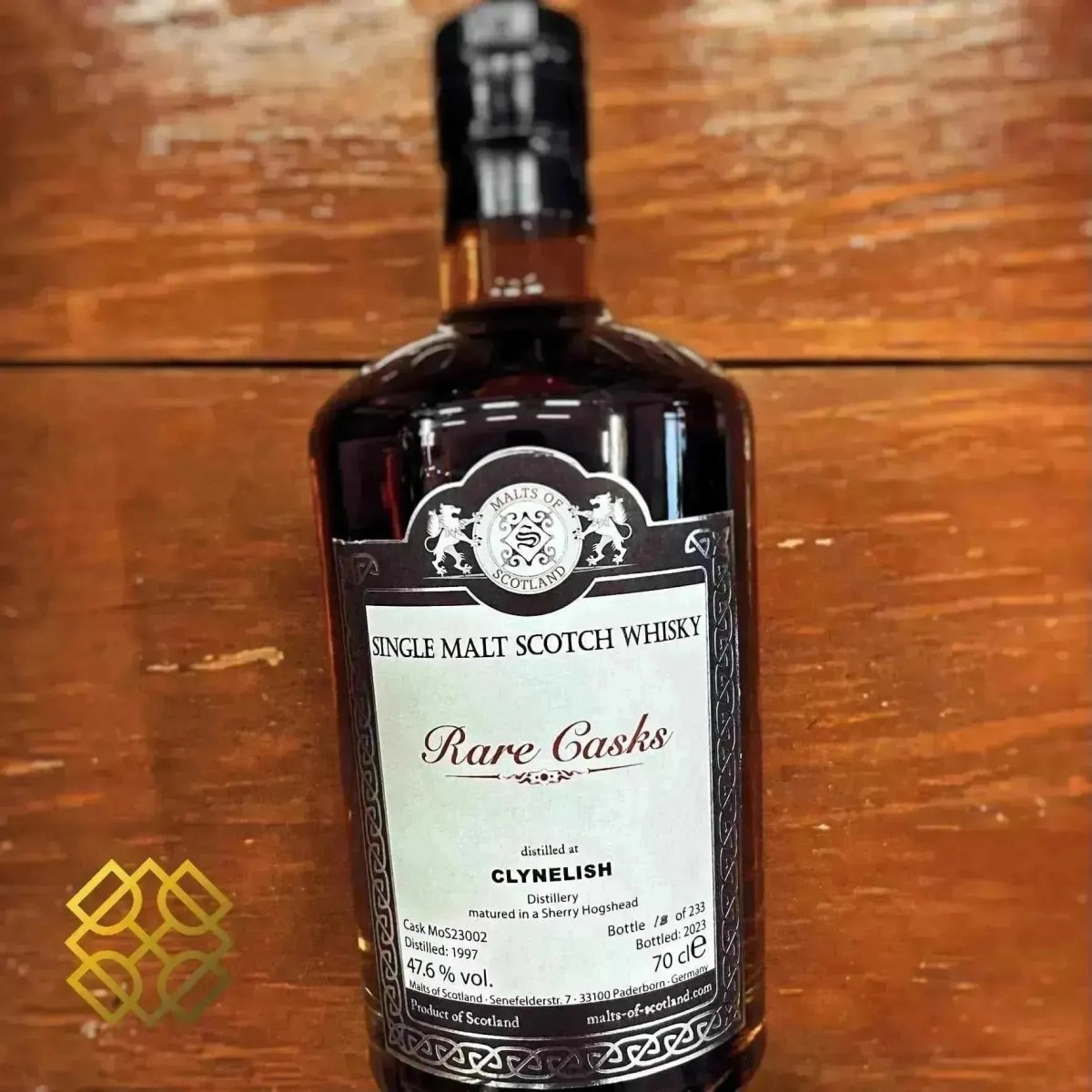 Malts of Scotland Clynelish, 1997 2023 #MoS 23002 ,47.6% – Alcohol Please