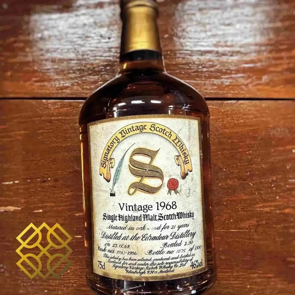 Signatory Vintage Edradour, Dumpy 1990 1968 21YO #1990-1994, 46.0% ...